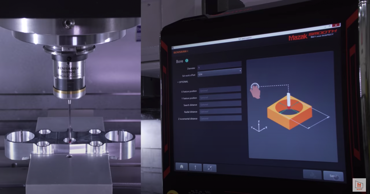 Probe Your Parts in 20 Seconds With SMOOTH Set & Inspect - Mazak MegaStir