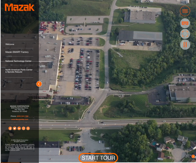 Mazak Brings Our Factory to You With the 360° Virtual Campus Tour ...